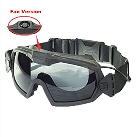 Airsoft Glass Regulator Ski Goggles with Fan