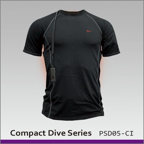 Compact Dive Series Heated Undersuit - 70m/230ft
