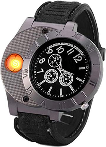Cigarette Flameless Lighter Watch