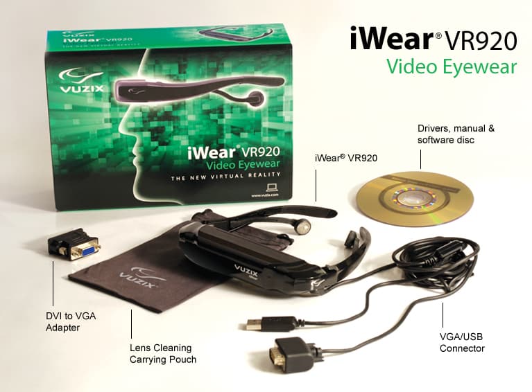 Vuzix VR920 Virtual Reality Glasses Bring 3D to Life for Windows